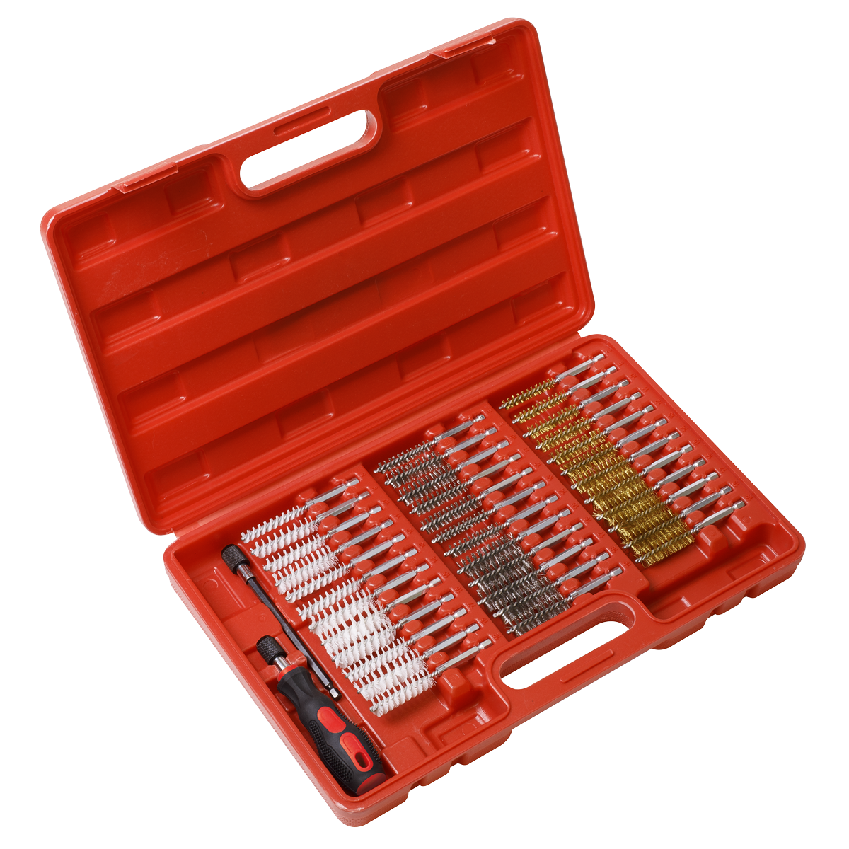 38pc Cleaning Brush Set Injector Bore - Sealey Tools UK | Jawel Tools