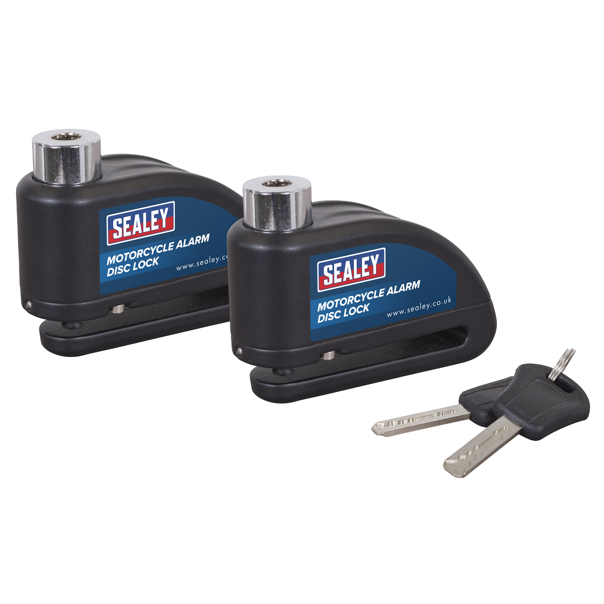 Motorcycle Alarm Disc Lock - Pair - Sealey Tools UK | Jawel Tools