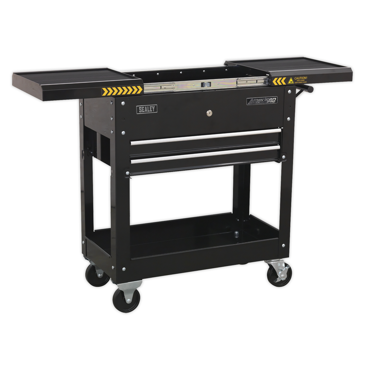Mobile Tool & Parts Trolley - Black - Sealey Tools UK | Jawel Tools