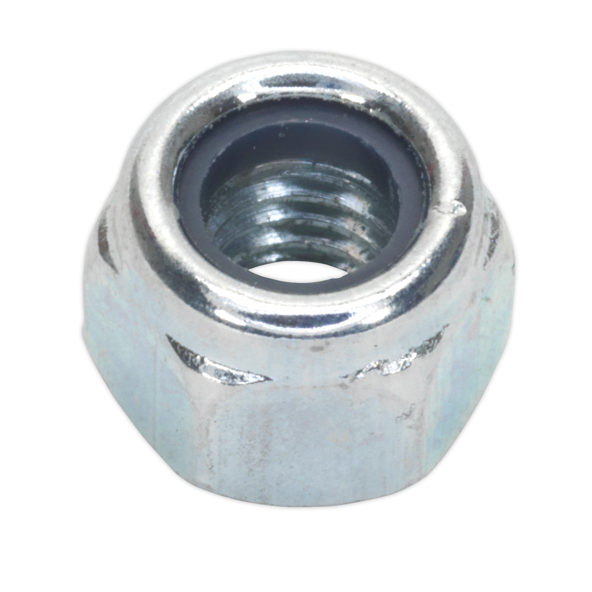 Nylon Locknut M6 Zinc Pack of 100 - Sealey Tools UK | Jawel Tools