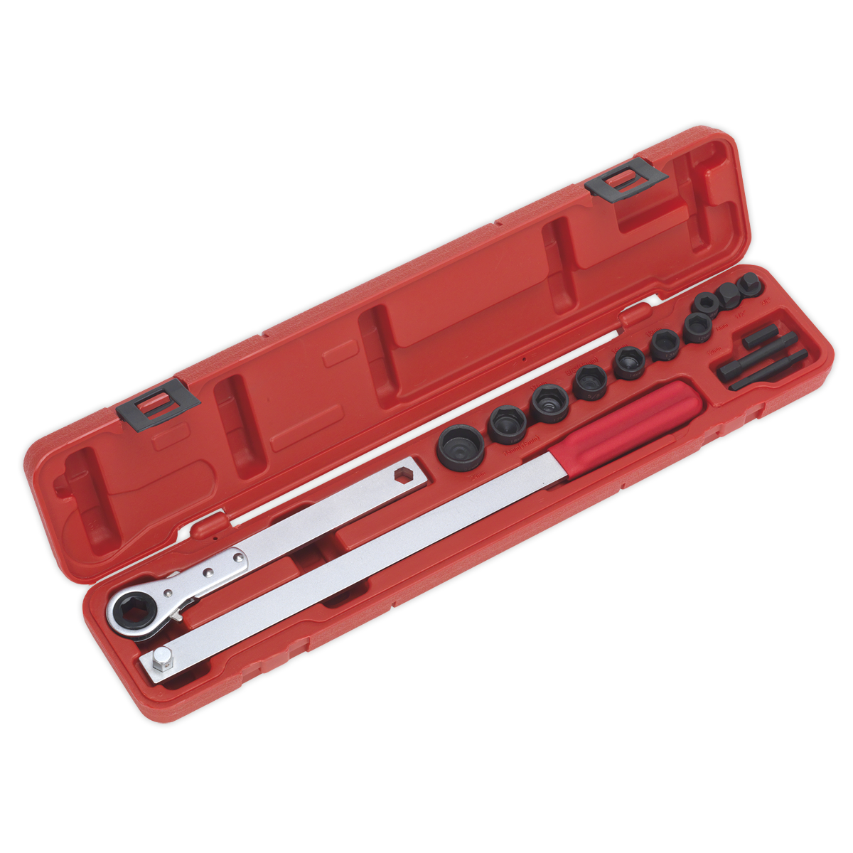 Ratchet Action Auxiliary Belt Tension Tool Kit - Sealey Tools UK ...